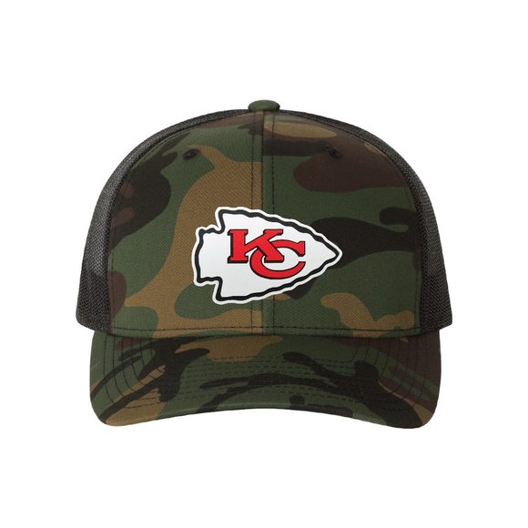 Nike | Accessories | Kansas City Chiefs 3d Yp Snapback Trucker Hat Army ...